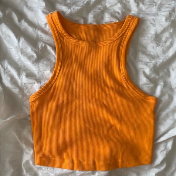 Target | Tops | Orange Ribbed Tank | Poshmark